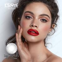 China KSSEYE Natural Colored Eye Grey Contact Lens Circle Lenses Non Prescription 14mm for sale