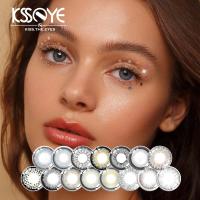 China KSSEYE Natural Colored Eye Grey Contact Lens Circle Lenses Non Prescription 14mm for sale