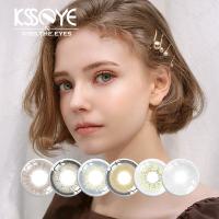 China Yearly Slate Gray Disposable Colored Contacts Lenses For Eyes for sale