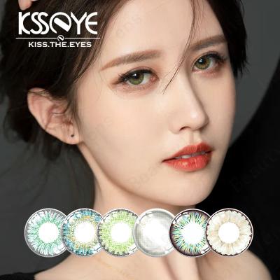 China Corrective Natural Coloured Prescription Lenses Emerald Green for sale