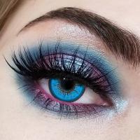 China Big Eye Green Soft Colored Contacts Lens For Cosmetic Make Up for sale