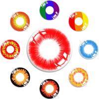 China OEM Cosplay Contact Lens Soft Halloween Crazy Colored 40% Water content for sale