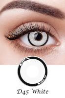 China White Contact Lenses Eye Circle Halloween Contact Lenses Zombie Curse for sale