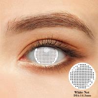 China White Contact Lenses Eye Circle Halloween Contact Lenses Zombie Curse for sale