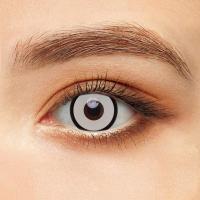 China Doll Eyes HEMA Halloween White Contacts , KSSEYE Cosplay Contact Lenses for sale
