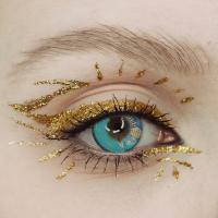 China OEM Blue Monster Eye Cosplay Contact Lens Halloween Crazy Anime Sharingan Contact Lens for sale