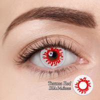 China Sharingan Red Colored Contacts Tokyo Ghoul Cosplay Eye Contact Lenses for sale