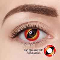 China Sharingan Red Colored Contacts Tokyo Ghoul Cosplay Eye Contact Lenses for sale