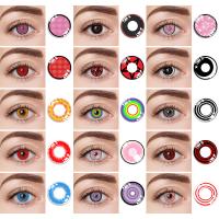 China CE certified HEMA Halloween Contact Lenses for Cosplay Eyes for sale