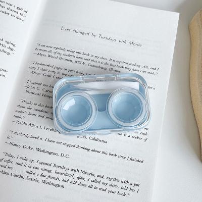 China OEM Cosmetic Contact Lenses Box For Eyes Travel Kit Holder Container for sale