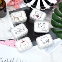 China OEM Cosmetic Contact Lenses Box For Eyes Travel Kit Holder Container for sale