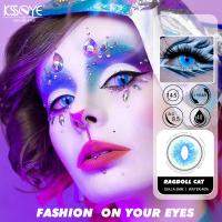 China OEM Blue Monster Eye Cosplay Contact Lens Halloween Crazy Anime Sharingan Contact Lens for sale