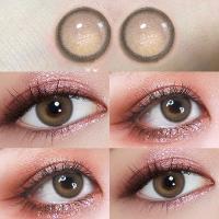 China Colored Eyes Lens Brown Soft Eye Beauty Lens OEM for sale