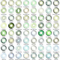 China OEM Yearly gray green contact lenses Prescription Power Soft Eye for sale