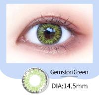 China Color Lenses Mystic Green Dailies Contacts Yearly Wearing Pale Green Contact Lenses for sale