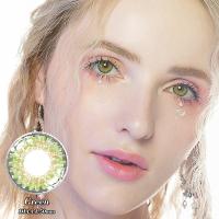 China OEM Yearly gray green contact lenses Prescription Power Soft Eye for sale