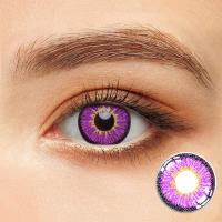 China High Quality Purple Color Contact Lenses Big Eye Make Up OEM Order Online for sale