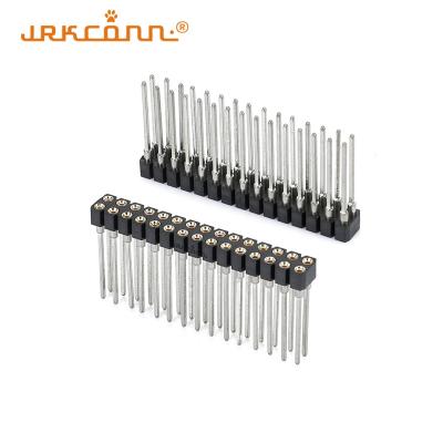 China H3.0mm Machined Female Header Connector Square Female Header Socket Round Hole for sale