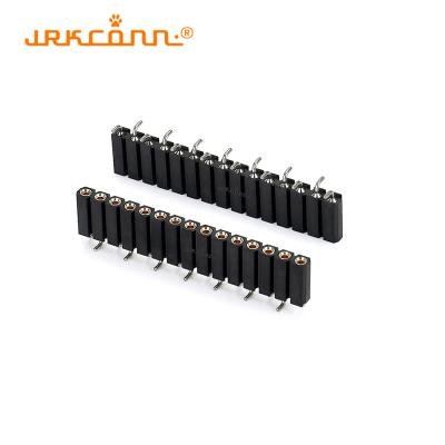 China 1 - 40 Positions 2.54 Mm Pitch Female Connector PPS 3 Pin Pcb Header for sale