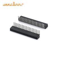 China Single Row 1.27 Mm Pitch Connector Header 90 Degree Female Plug Connector for sale