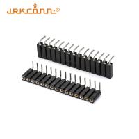 China Custom Header Pitch 2.54 Mm Connector Right Angle Pin Header Socket for sale