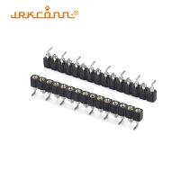 China Single Dual Row 2.54mm Pitch Machined Surface Mount 4 Pin Female Header 2.54PH for sale