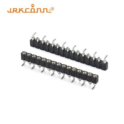 China Single Dual Row 2.54mm Pitch Machined Surface Mount 4 Pin Female Header 2.54PH for sale