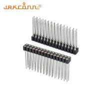 China Dip Type 2.54mm PH Machined Pin Header Female Connectors With Brass Terminals for sale