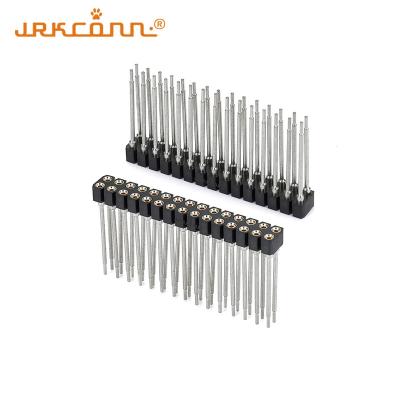 China Dip Type 2.54mm PH Machined Pin Header Female Connectors With Brass Terminals for sale