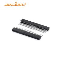 China Double Row SMT Type Round Pin Female Header Connector Board To Board Connector for sale