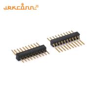 China Machined 1.27 Mm Thread Pitch Header SMT Type Male Header Connector Single Row for sale