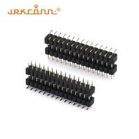 China Golden Plating 2.54 Pitch Connector Pin Smt Header Connectors  4 ~ 80PIN for sale