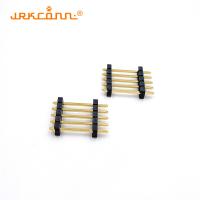 China 1X5P 180 Degree Female Pcb Header Connector Dip Type Pcb Header Strip for sale