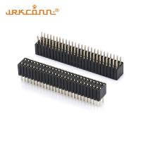 China ST Female Header 1.27 Mm Pitch Header Vertical Double Sided Board To Board Header for sale