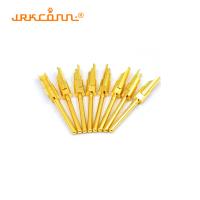 China 24.7 Mm Round Pin Header Spring Loaded Solder Cup Connectors And Terminal Pins for sale