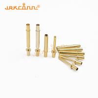 China High Current Gold Plated Screw Pin Crown Spring  Male And Female Pin for sale