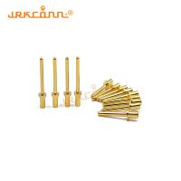 China Non Standard Machined Male Crimp Pin Contact Loaded Connector Single Pins for sale