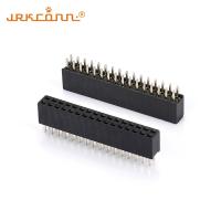 China Pin Header Connector Female 2.54 Mm Female Connector Gold Flash H=5.0 / 5.7 / 8.5mm for sale