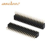 China Printed Circuit Board Connector 90 Degree 2.54 Male To Male Header Pins for sale
