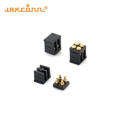 China Brass Plunger SMD Pogo Pin Connector for High Current Spring Test Probe for sale
