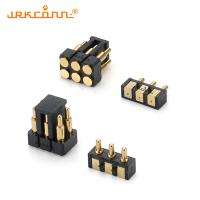China 2.54mm Side-Mounted Pogo Pin Connectors High Precision Spring Pin Connector with cap for sale