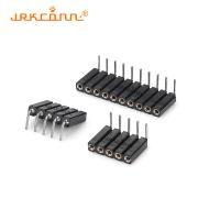 China Right Angle Female Pin Connector with PPS Housing Material and Beryllium Copper Contacts H8.5mm Size for sale