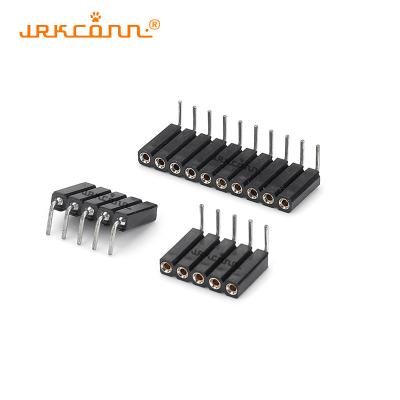 China Right Angle Female Pin Connector with PPS Housing Material and Beryllium Copper Contacts H8.5mm Size for sale
