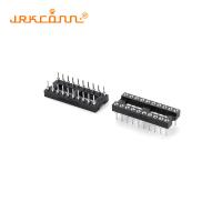 China Double Row Male Header Connector Screw Machine Socket Strip Round Pin IC Sockets for sale