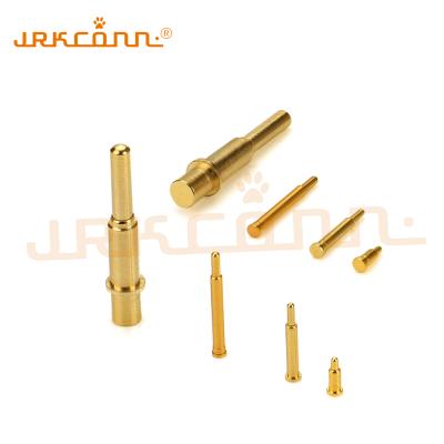 China Gold Plated Precision Connector Pins Brass Contact Pin For Header Connectors for sale