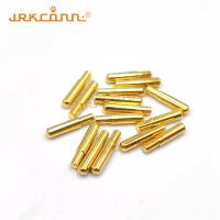 China Precision 14.5mm Length PCB Contact Pin with 5A Current Rating and Spring Loaded Brass Terminal for sale