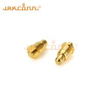 China Double Headed Gold Plated Pogo Pin Connector with 3 ~ 5A Current Rating and Spring Loaded Pin for sale