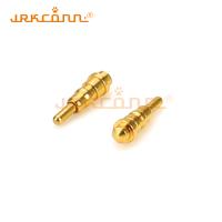 China Double Headed Gold Plated Pogo Pin Connector with 3 ~ 5A Current Rating and Spring Loaded Pin for sale