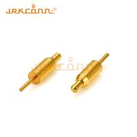 China Double Headed Gold Plated Pogo Pin Connector with 3 ~ 5A Current Rating and Spring Loaded Pin for sale