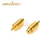 China Double Headed Gold Plated Pogo Pin Connector with 3 ~ 5A Current Rating and Spring Loaded Pin for sale